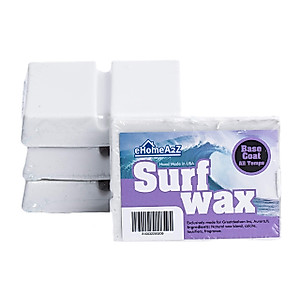 EHOMEA2Z Surf Wax Base Coat High Performance All Natural 1,2,3,4 Pack Orange Scent (1)