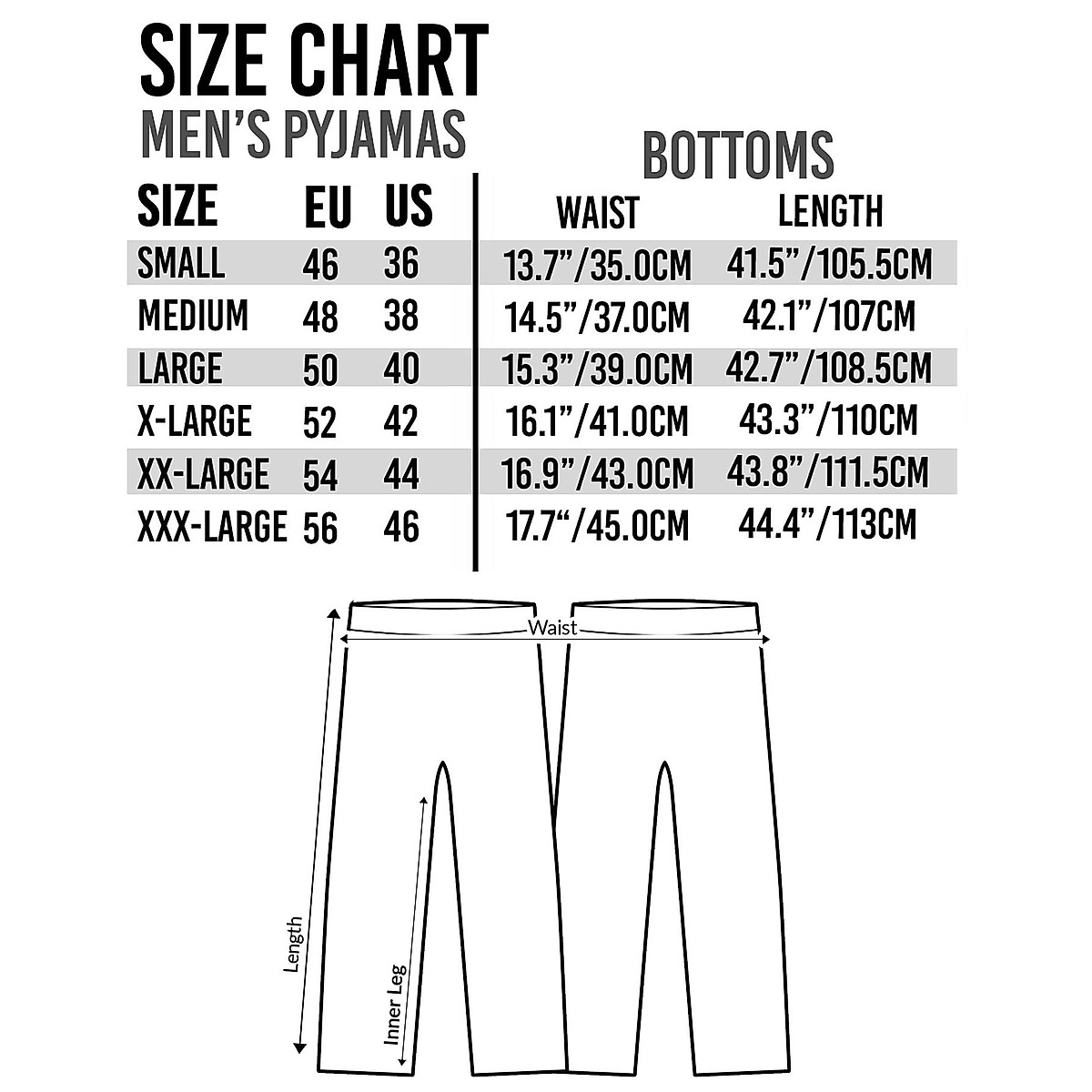 Disney Nightmare Before Christmas Lounge pants Jack Skellington Mens Pyjama Bottoms X-Large Black