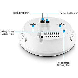 EnGenius Technologies EAP1300 Wi-Fi 5 (802.11ac Wave 2) 2x2 Managed Indoor Wireless Access Point Features Quad-Core Processors, MU-MIMO, High Powered 23dBm, GigaE Port (Mounting Kit Included)