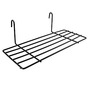 POPETPOP Bird Toys Perch Cage Platform, Parrot Perch Shelf, Wire Playstand Portable Training Playground Wire Patio Sundeck Bird Play Pen Comfy Perch for Parrot