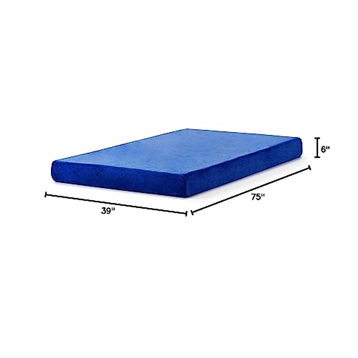 Irvine Home Collection Twin 6 inch Gel Memory Foam Mattress | Free Matching Pillow | Medium Firm | Cool Sleep | CertiPUR-US Certified | No Fiberglass | Great for Kids, Bunk Beds, Trundle, and Daybeds