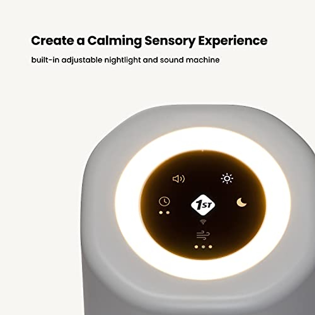 Safety 1st Smart Air Purifier, App Controlled with iOS & Android, White