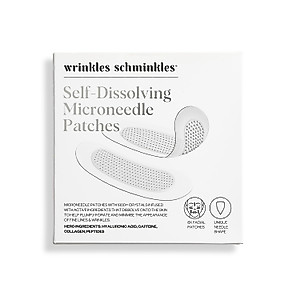 Wrinkles Schminkles Self-Dissolving Microdart Patch for Face - Target & Reduce Wrinkles, Ultimate Facial Hydration and Rejuvenation (4 pairs)