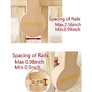 AONTUS Baby Crib Mobile Arm Infant Bed Decoration Hanger 100% Natural Beech Wood Holder Arm