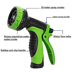 304 Stainless Steel Metal Garden Hose Transparent garden hose - Durable and Easy to Use (25FT, Transparent color)