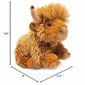 TigerHart Henley The Highland Cow - 11 Inch Stuffed Animal Plush (Classic Edition)