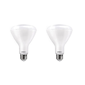 Cree Lighting Exceptional Series BR30 Bulb, 2700K Dimmable LED Bulb, 65W + 680 Lumens, Soft White, 2 Pack