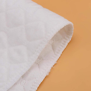 Sonew 10pcs Soft&Breathable Baby Diapers Toddler Cotton Nappy Insert Liners Reusable Cotton Cloth Diaper 12.5 * 4.7in Common Size(3 Layers)