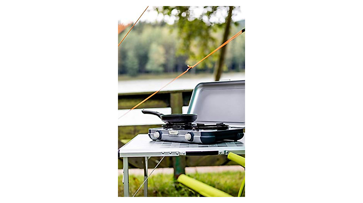 Campingaz Portable Gas Cooker: 2-Burner Outdoor Stove & Grill