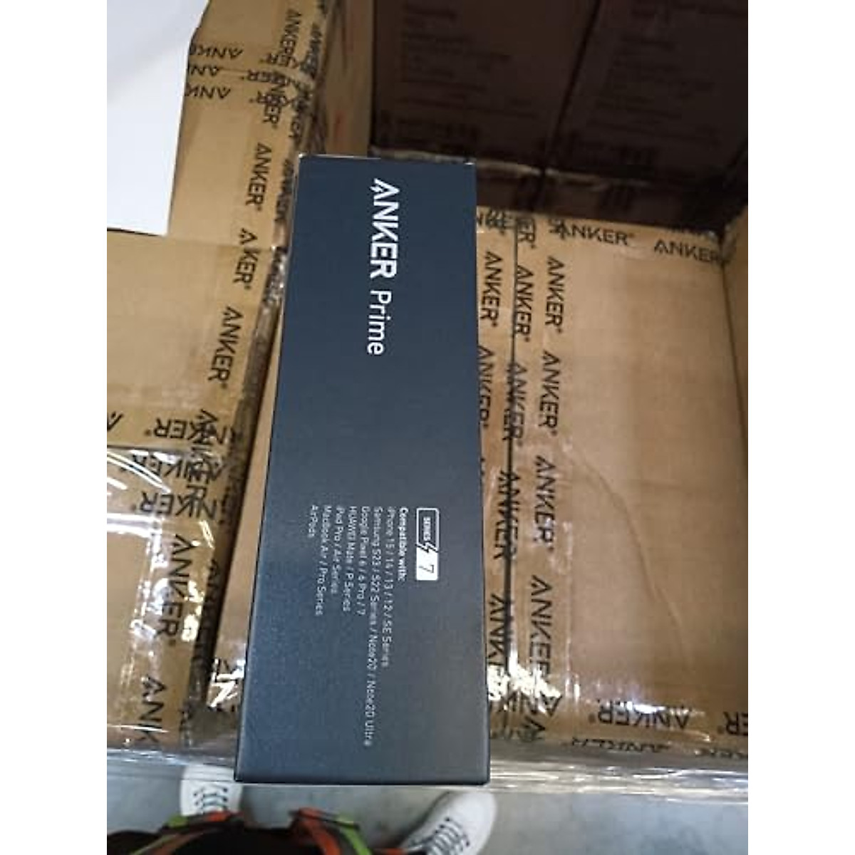 Anker Prime Power Bank, 12,000 mAh 2-Port Portable Charger with 130W Output, Smart Digital Display, Compatible with iPhone 15/14/13 Series, MacBook, Dell