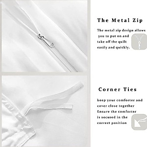 Luxurious Duvet Cover Queen Size Leaves Queen Size Bedding Set with Zipper Closure, Comforter Cover 90"x90" with 4 Corner Ties & 2 Pillow Cover 20"x26" - Soft Non Iron for All Seasons