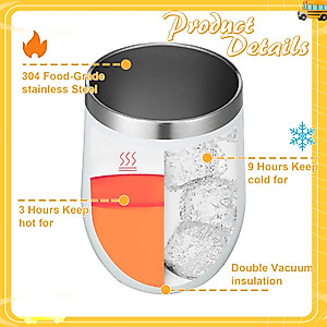 Rtteri 2 Pcs Bus Driver Appreciation Gifts School Bus Driver Gifts for Women Men Bus Driver Keychain Stainless Steel Bus Driver Tumbler Cup 12oz with Lid and Straw for Back to School Present (Cute)