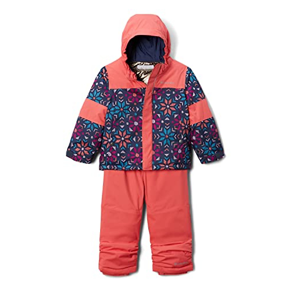 Columbia Baby Mighty Mogul Set, Blush Pink Paperflakes/Blush Pink, 6/12