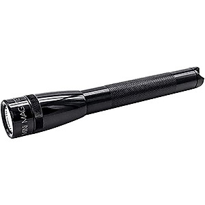 Maglite Mini LED 2-Cell AA Flashlight with Holster, Black