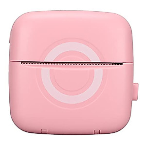 Pocket Thermal Printer, Mini Printer Shipping Label Printer Portable Printer for Shipping Packages Postage Address Home Small Business (Pink)