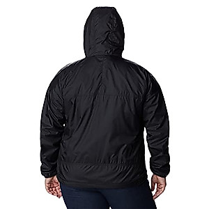 Columbia Women's Flash Challenger Lined Windbreaker, Black, Small