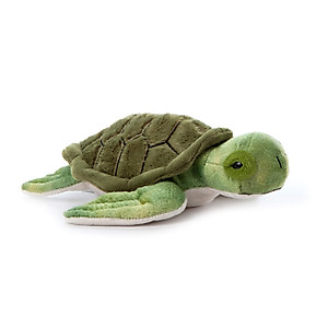The Petting Zoo, Conservation Sea Turtle Stuffed Animal, Gifts for Kids, Baby Sea Turtle Plush Toy 10 inches