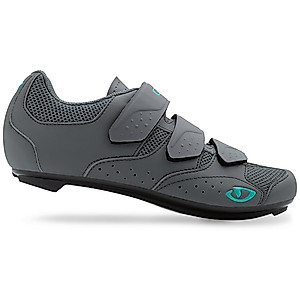 Giro Techne W Womens Road Cycling Shoe − 38, Titanium/Glacier (2020)