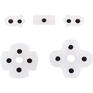 eXtremeRate 2 pcs Conductive Film Keypad Ribbon Cable Silicone Adhesive Conductive Pad Kits for PS4 Pro JDM-040 - Screwdriver Tools Included