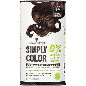Schwarzkopf Simply Color Permanent Hair Color, 4.0 Intense Espresso