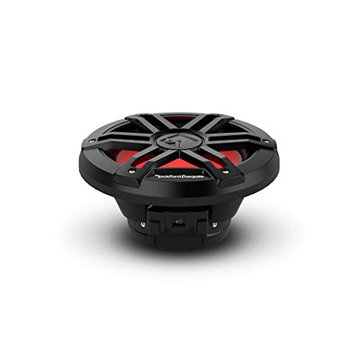 Rockford Fosgate M1D2-8B Color Optix 8" DVC 2-Ohm Multicolor LED Lighted Marine Subwoofer - Black