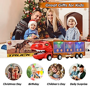 Dinosaur Toys for 3 Year Old Boys,Spray Mist Dinosaur Toys for Kids 3-5,Lights/Roaring/Music Kids Toys for Boys with 3 Dinosaur Pull Back Toy Cars,Toys for 2 3 4 Year Old Boys,Christmas Birthday Gift
