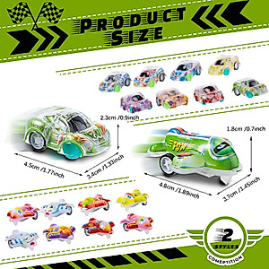 Leitee 150 Pack Mini Pull Back Car Bulk Birthday Party Favors Carnival Prizes Racing Vehicles Pull Back Car for Goodie Bag Stuffers Classroom Exchange Gifts(Planes Car)