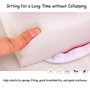 THABATAD Small Sofa Bed Folding Futon Set for Living Room, U-Shape Cute Sofa Chaise for Bedroom, Small Bed Lounger Chair, Blue Crown