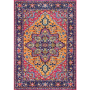 nuLOOM Persian Vonda Area Rug, 3' x 5', Orange