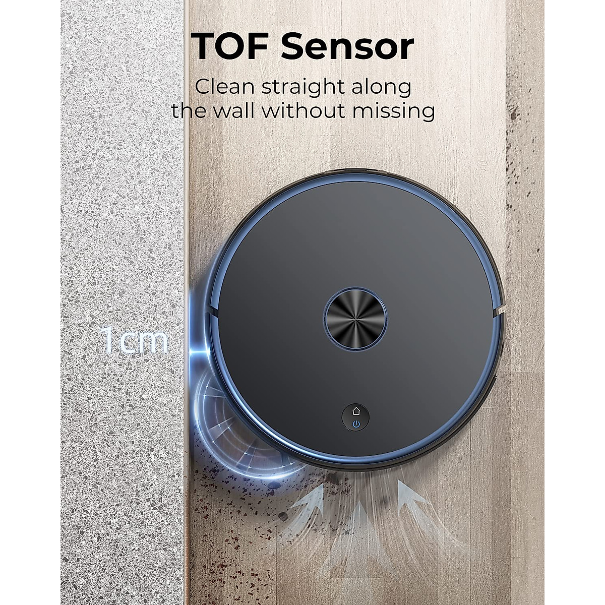 Laresar Robot Vacuum and Mop with Auto Dirt Disposal, Max 3500pa Suction, App Control, Editable Map, Lidar Navigation Smart Mapping, Works with Alexa, L6 Pro Robot Vacuum Cleaner Ideal for Pet Hair