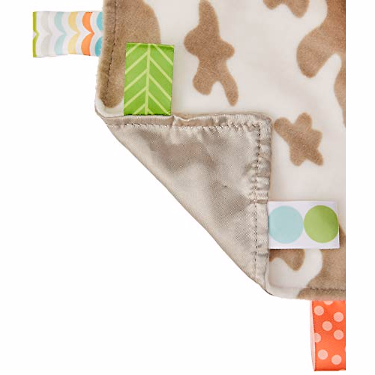 Taggies Chara Counter Blanket, Patches Pig, 13x13 Inch (Pack of 1)