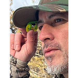 Bend-Able Reed Quiver (Clip-on) 2-Pack for Diaphragm Mouth Reeds. Quick Access to Your Elk, Turkey, Coyote Mouth Calls