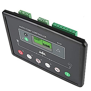 YWBL-WH DSE6120 Deep Sea Electronic Generator Controller Module Control Panel 0-10 V / 4-20mA oil pressure LCD Display, Dynamo