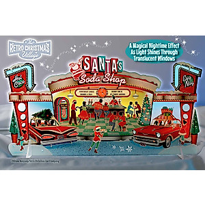 Santa's Soda Shop | The Retro Christmas Village Table Top Display