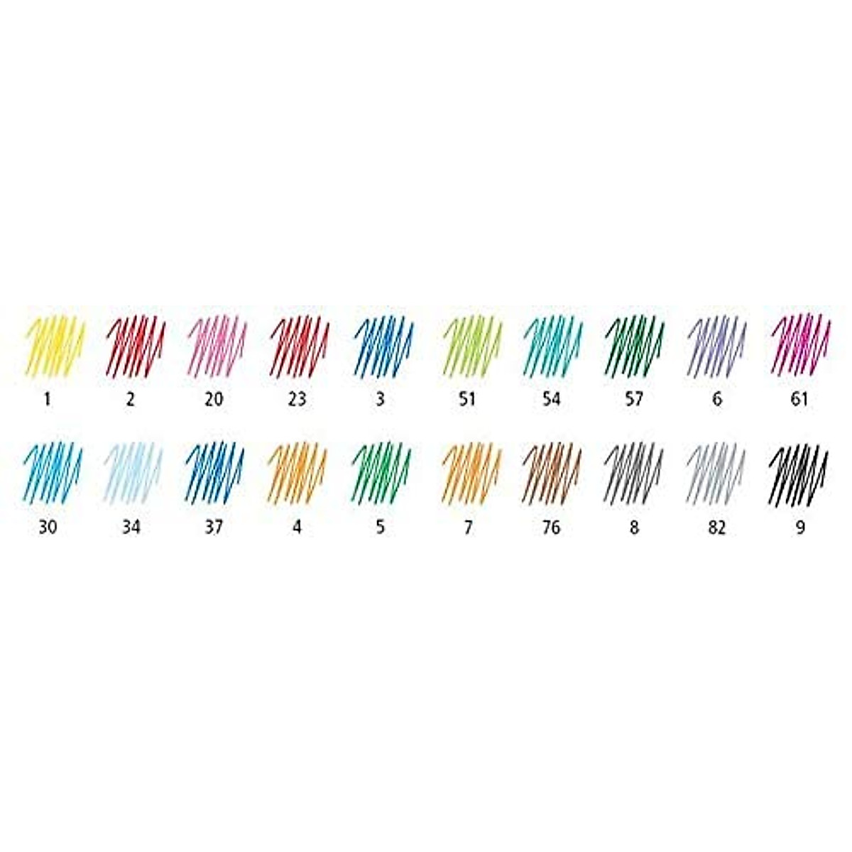 STAEDTLER triplus fineliner, 0.3mm metal-clad tip, ergonomic triangular barrel, for writing, drawing and coloring, set of 20 fineliners, 334 SB20