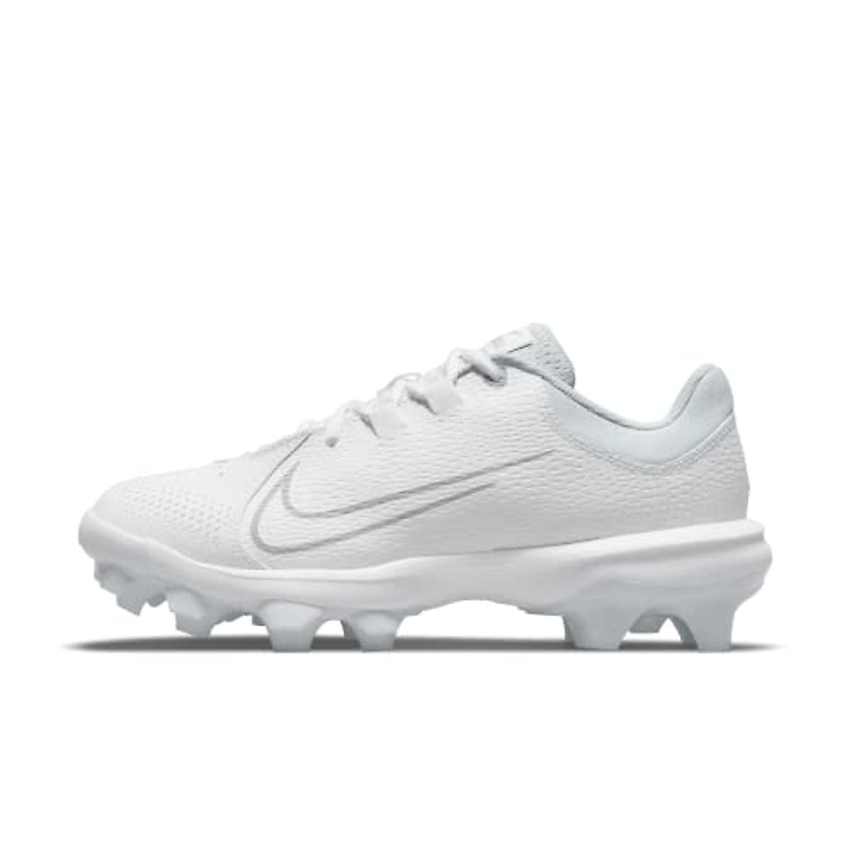 Nike Women's Hyperdiamond 4 Pro Molded Softball Cleats White | Gray Size 8.5 Medium
