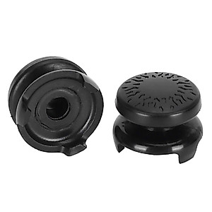 2Pcs Joystick Grip for PS5 Controller,Thumbstick Soft Silicone Cover Grip Stick Joystick Controller Gamepad Key,Thumb Grip Cover,Replacement Thumb Grips(Black)