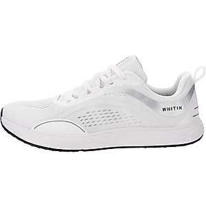 Mens Zero Drop Wide Width Toe Box Road Running Shoes Tennis Athletics Cushioning Size 12 Lightweight Sport Walking Hiking Training Male White 46