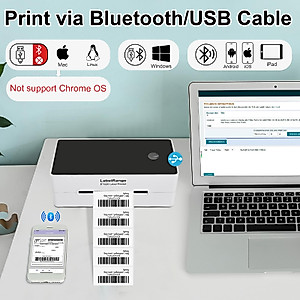 LabelRange 300DPI High Resolution Thermal Label Printer - Commercial Grade Shipping Label Printer 4x6, Support Amazon Ebay Paypal Shopify Etsy Shipstation and More on Windows, Mac and Linux System
