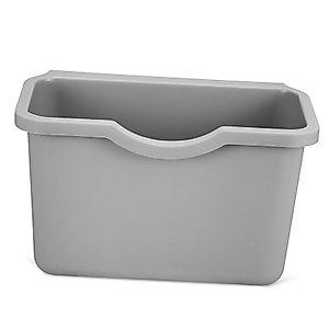 JEWEDECO Mini Trash Can for Desk Bathroom Bedroom Countertop Organizer Plastic Kitchen Trash Can Garbage