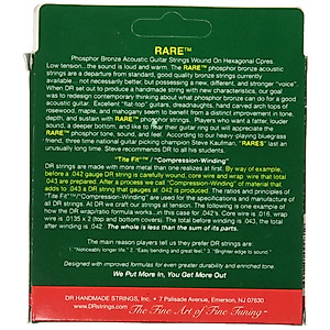 DR Strings Rare - Phosphor Bronze AcousticHex Core 11-50