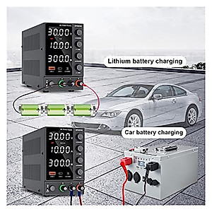 DC Power Supply Adjustable Lab Bench Power Source 30V 10A 60V 5A Voltage Regulator Stabilizer Switching Supply(DPS605U)