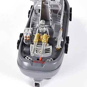 Pool Warship Toy Boat Bath Toys - Children’s Toy Boat， Big Warship Aircraft Carrier Toy in Bath tub, Gift for Kids Pool Toys