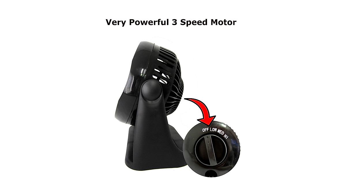 Optimus 8" Turbo Air Circulator Fan - High Performance & Portable