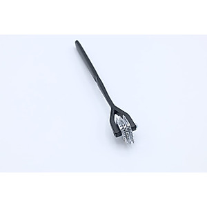 Goldenhandcrafts, Wartenberg Neuro Pinwheel Stainless Steel 3 Head Diagnostic Instrument Pin Wheel Black Coated, 6.6 In