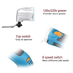 NEWONE Oscillating Tool,1.8 Amp Power Tools,Variable Speed Oscillating Multi-Tool Kit with 20pcs Oscillating Tools Accessories