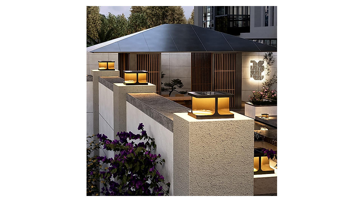 VELLOW Solar Post Lights - Illuminate Your Outdoors