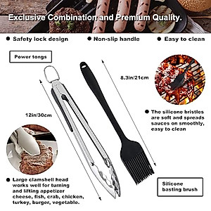 ROMANTICIST Professional Griddle Accessories Set with Carry Bag, Stainless Steel 25PC Grill BBQ Spatula Set, Complete Flat Top Grill Tools Kit for Men Women Indoor/Outdoor Hibachi Grilling