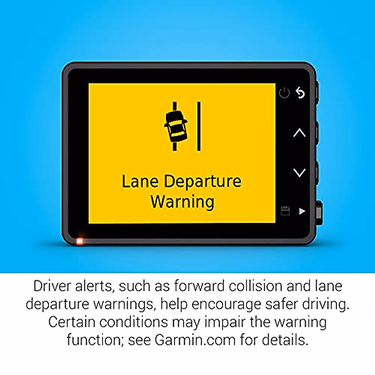 Garmin Dash Cam 47, 1080p, 140-degree FOV, Remotely Monitor Your Vehicle and Signature Series Cloth