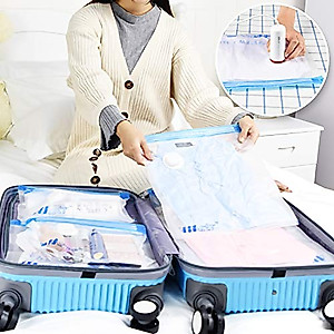 VMSTR Vacuum Storage Bags, Carry-on Size, 8 Pack Refill Set (17.7 "x 12.6")